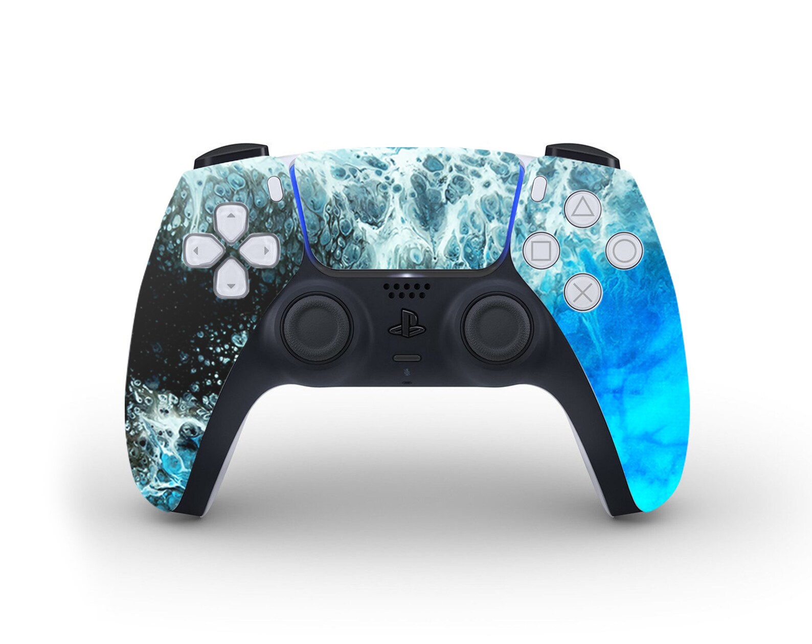PS5 Playstation 4 Pro Liquid Acrylic Skin PS5 Deep Blue - Etsy