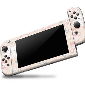 Pastel Pink Cute Owl Pattern Nintendo Switch Vinyl Sticker - Etsy