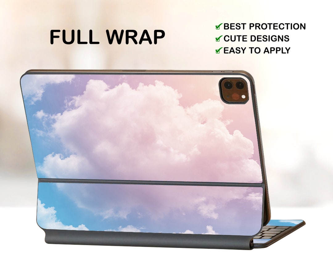 Blue Violet Clouds Sky iPad 11" Gen 1/2/3 Magic Keyboard Vinyl Skin ...