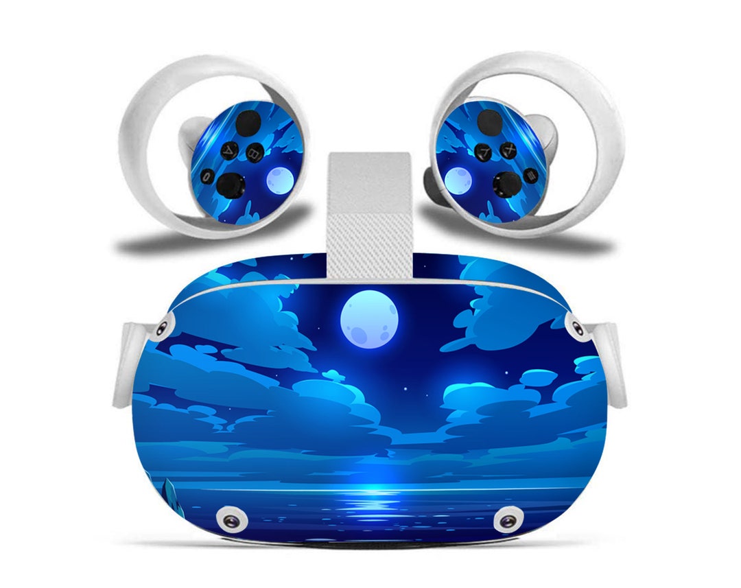 Moonlight Lake Night Sky Oculus Quest 2 Pattern Vinyl Skin Oculus Quest ...