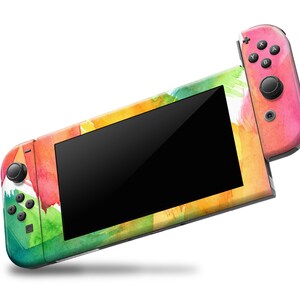 Acrylic Painting Nintendo Switch Vinyl Sticker Colorful Liquid - Etsy