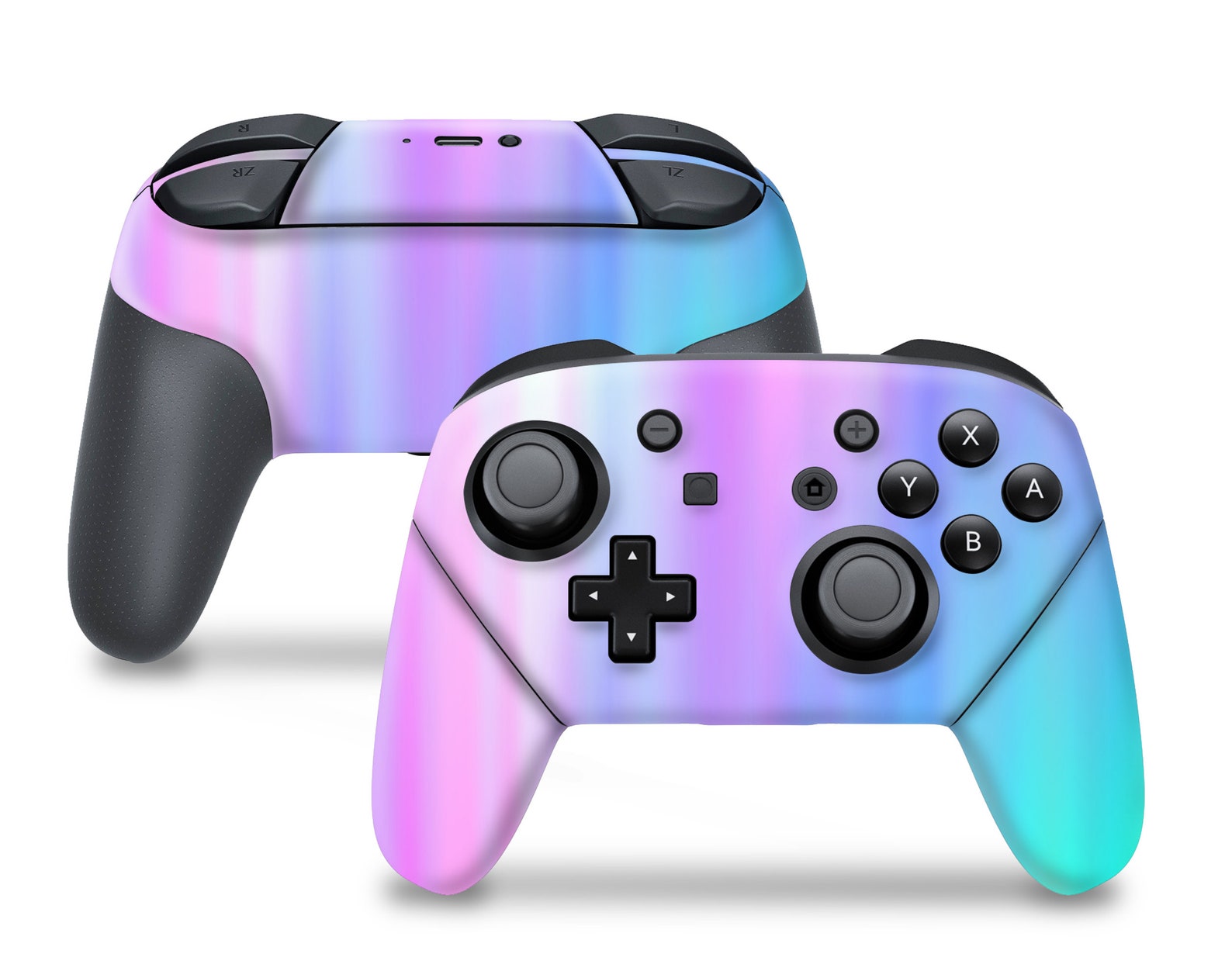 Colorful Rainbow Pattern Nintendo Switch Pro Controller Vinyl - Etsy