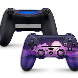 PS5 Deep Night Sticker Playstation 4 Pro Starlight Violet Sky Skin ...