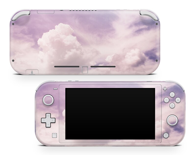Pastel Purple Clouds Pattern Nintendo Switch Lite Vinyl Skin - Etsy