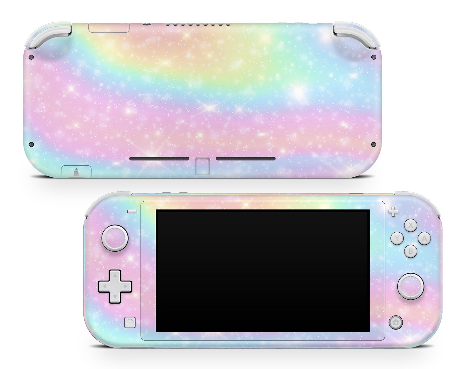 Sparkles Rainbow Pattern Nintendo Switch Lite Vinyl Skin - Etsy