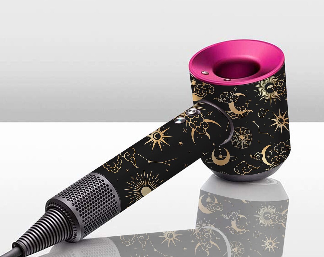 Dyson Deep Black Space Pattern Vinyl Skin Hair Dryer Violet Space ...
