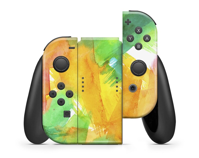 Acrylic Painting Nintendo Switch Vinyl Sticker Colorful Liquid - Etsy