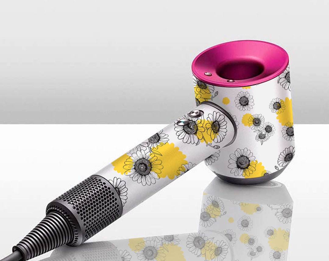 Dyson Yellow Floral Pastel Pattern Vinyl Skin Hair Dryer - Etsy