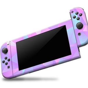 Colorful Rainbow Nintendo Switch Vinyl Sticker Violet - Etsy