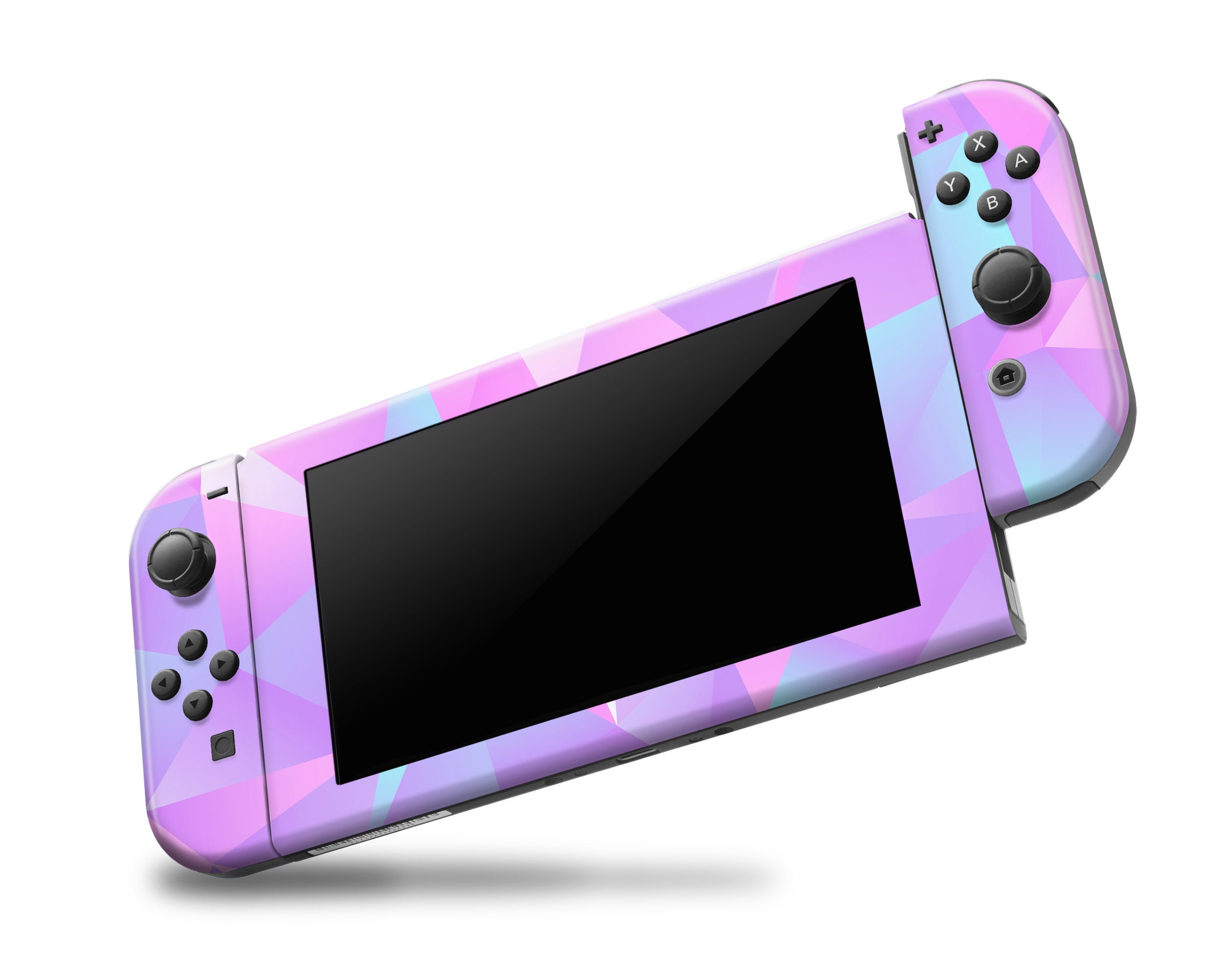 Colorful Rainbow Nintendo Switch Vinyl Sticker Violet - Etsy