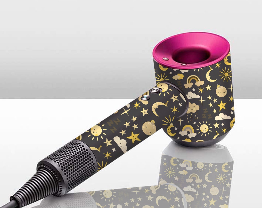 Dyson Cute Dark Sleepy Pattern Vinyl Skin Hair Dryer Night Cute Set ...