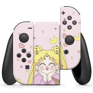 Anime Nintendo Switch Vinyl Sticker Cute Kawaii Anime Moon Girl Joy ...