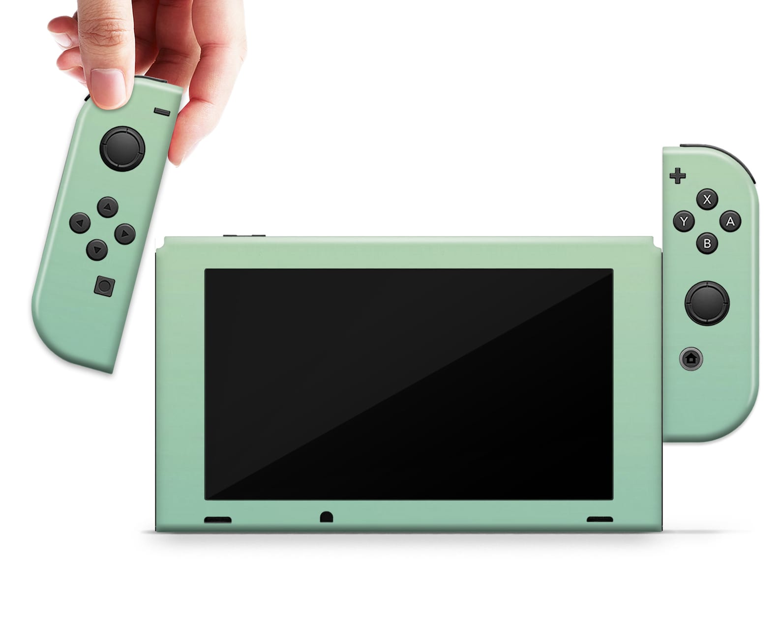 Adventure Time Beemo BMO Nintendo Switch 2 Vinyl Skin Green Solid ...
