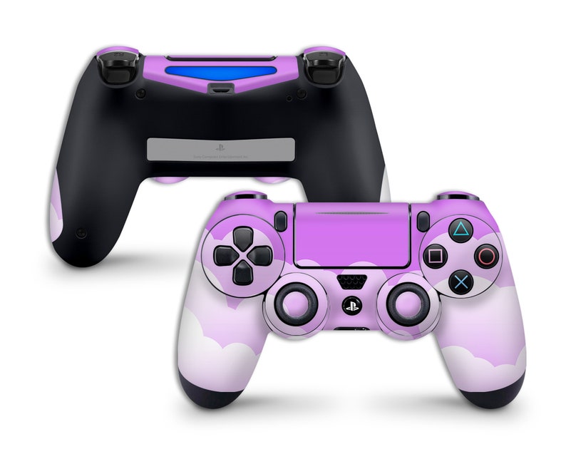 Playstation 4 Pro Colorful Cartoon Cloudy Skin PS5 Violet Sky - Etsy