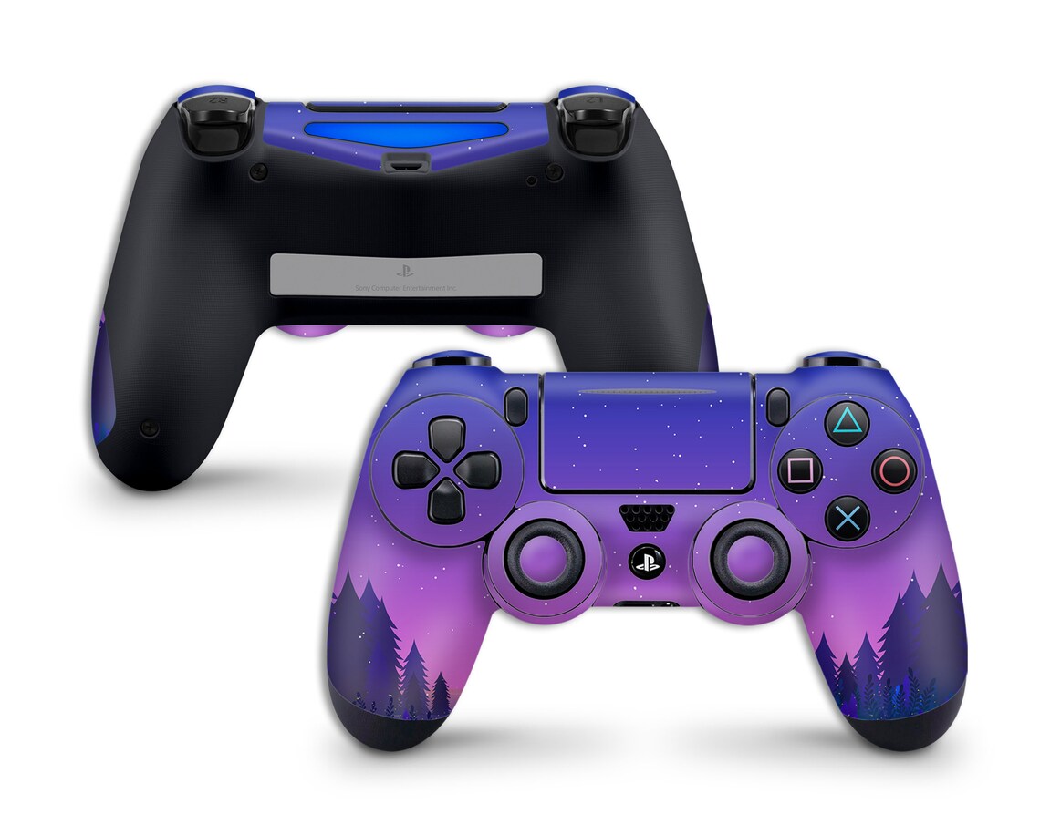 Playstation 4 Pro Starlight Sky Skin PS5 Deep Violet Night - Etsy