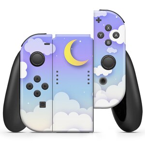 Blue Sky Nintendo Switch Skin Cartoon Clouds Gamers Joycons - Etsy