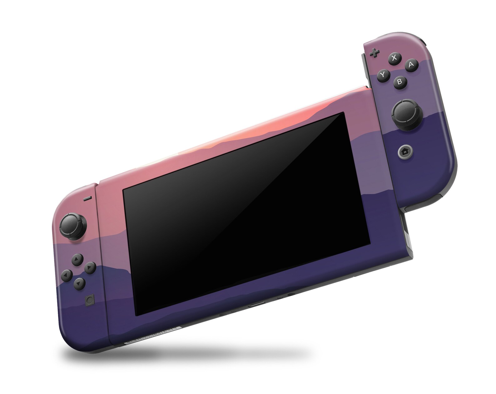 Purple Sunset Nintendo Switch Skin Mountains Landscape Joy - Etsy