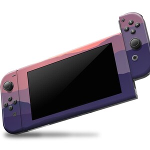 Purple Sunset Nintendo Switch Skin Mountains Landscape Joy Cons Sticker ...