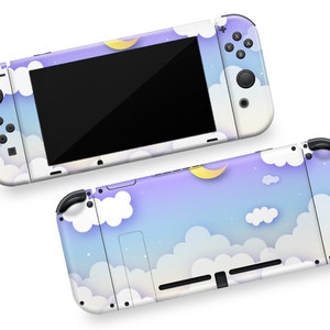 Blue Sky Nintendo Switch Skin Cartoon Clouds Gamers Joycons - Etsy