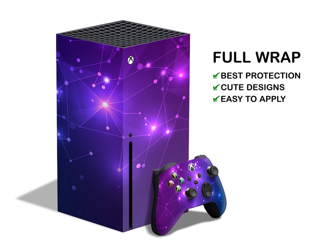 Violet Blue Xbox One X Low Poly Skin Xbox One S Deep Space - Etsy