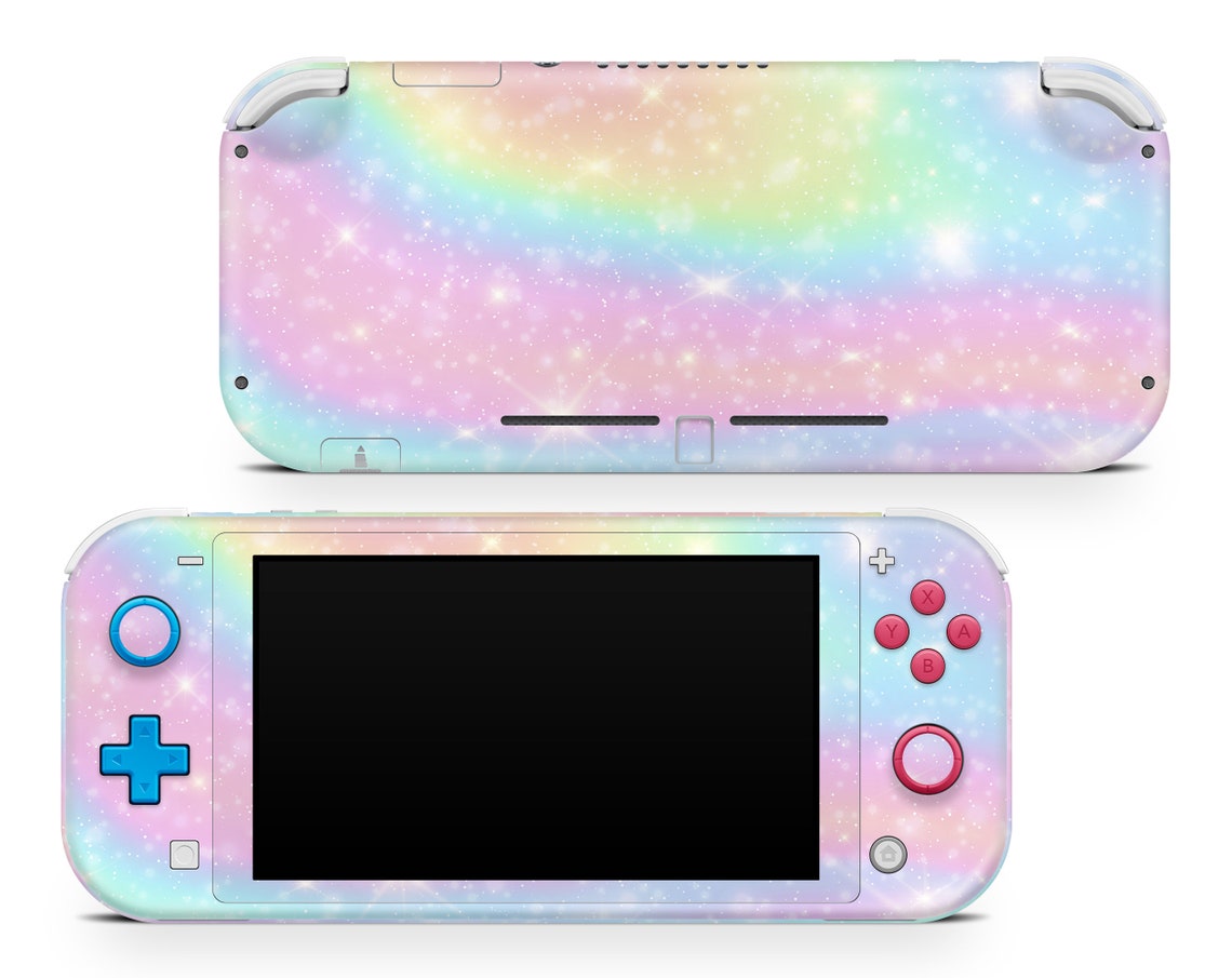 Sparkles Rainbow Pattern Nintendo Switch Lite Vinyl Skin - Etsy