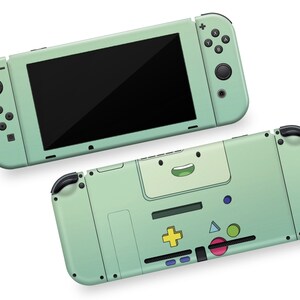 Adventure Time Beemo BMO Nintendo Switch 2 Vinyl Skin Green Solid ...
