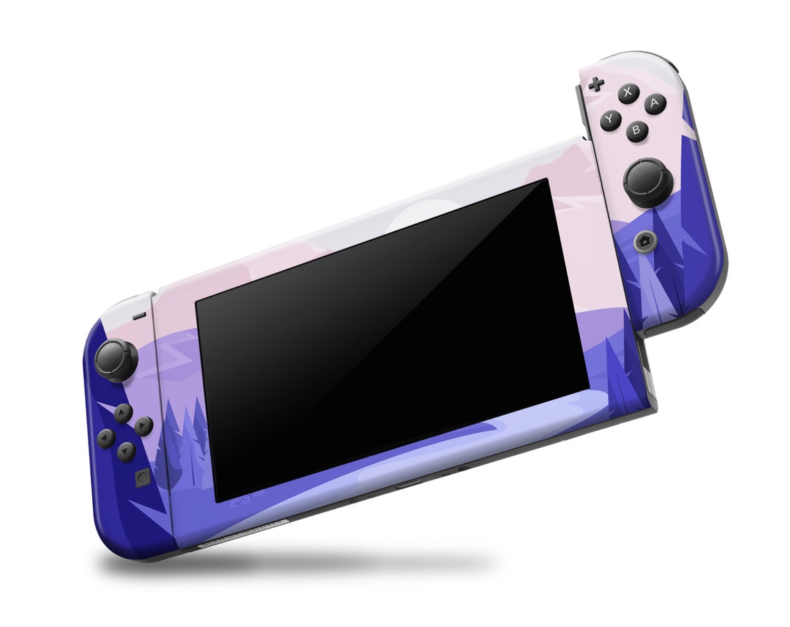 Blue Sky Nintendo Switch Skin Forest Mountains Landscape - Etsy