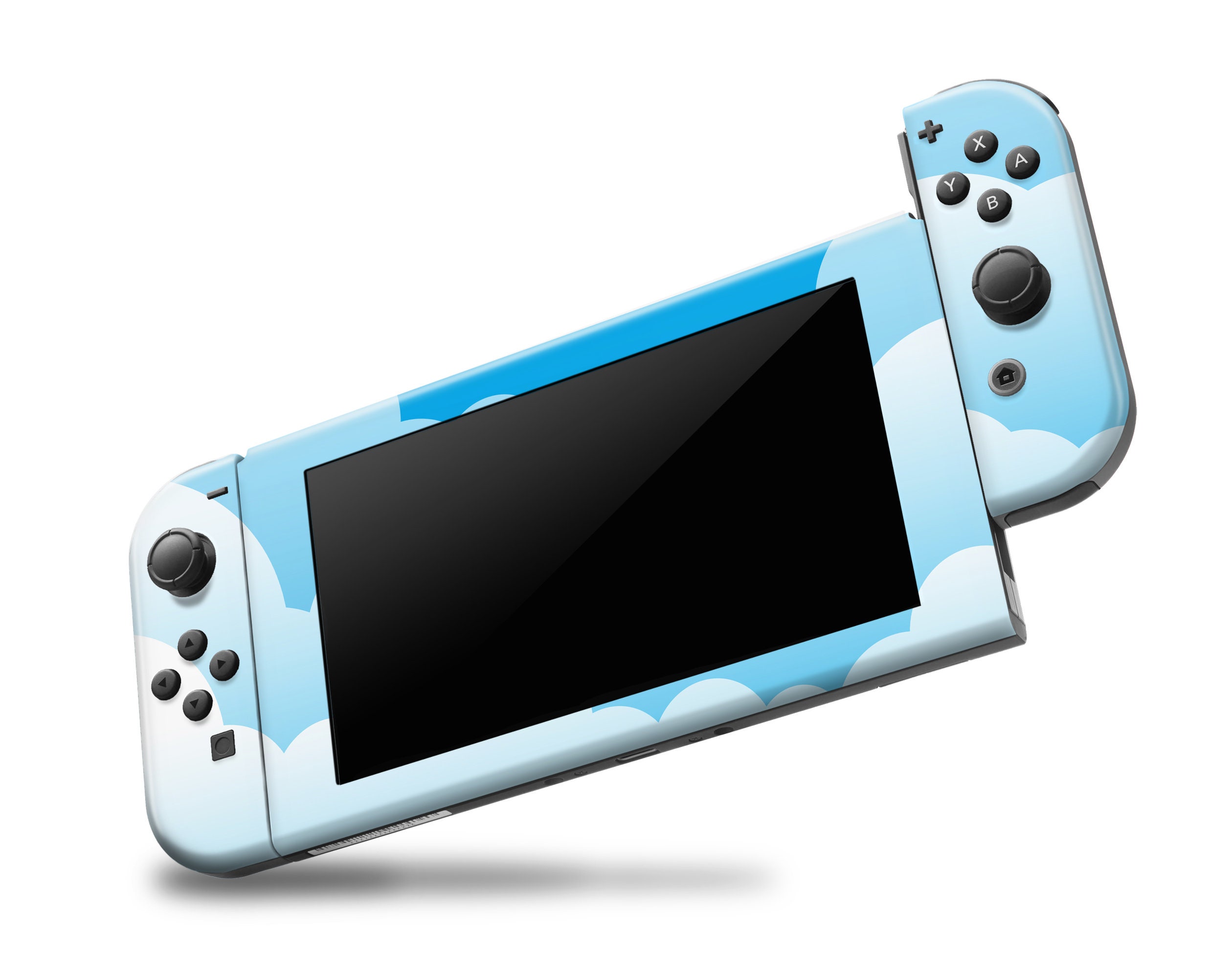 Light Blue Sky Nintendo Switch Vinyl Skin Cartoon Clouds - Etsy