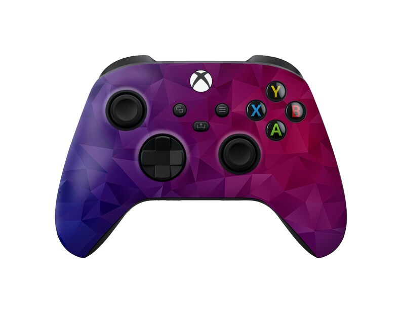 Deep Violet Xbox One X Low Poly Skin Xbox One S Polygon - Etsy