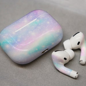 Pastel Rainbow Sparkles Holographic Airpods Gen 1, 2, 3, Skin AirPod ...