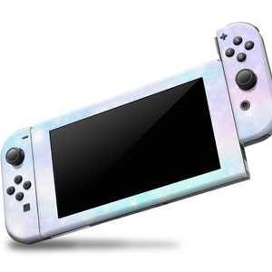 Colorful Rainbow Nintendo Switch Vinyl Sticker Violet Sparkles Joy Cons ...