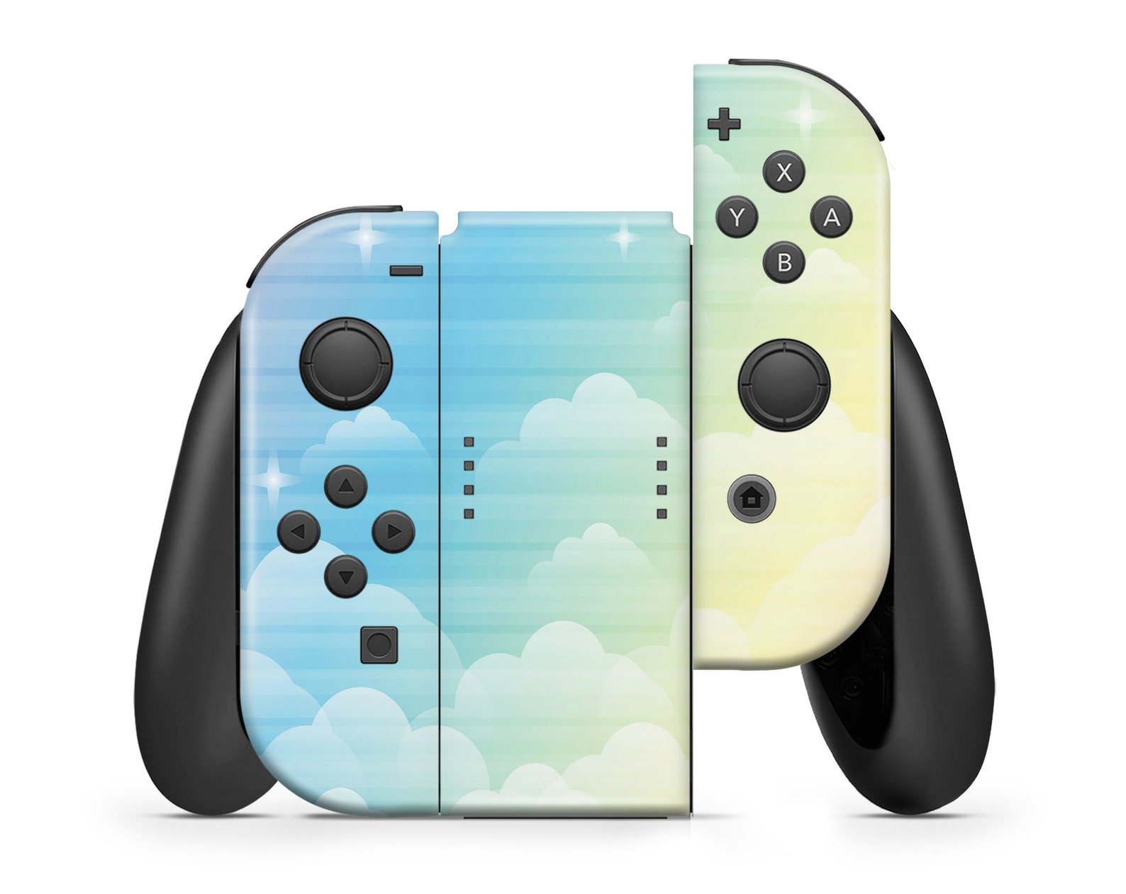 Colorful Cloudy Sky Nintendo Switch Vinyl Sticker Violet - Etsy