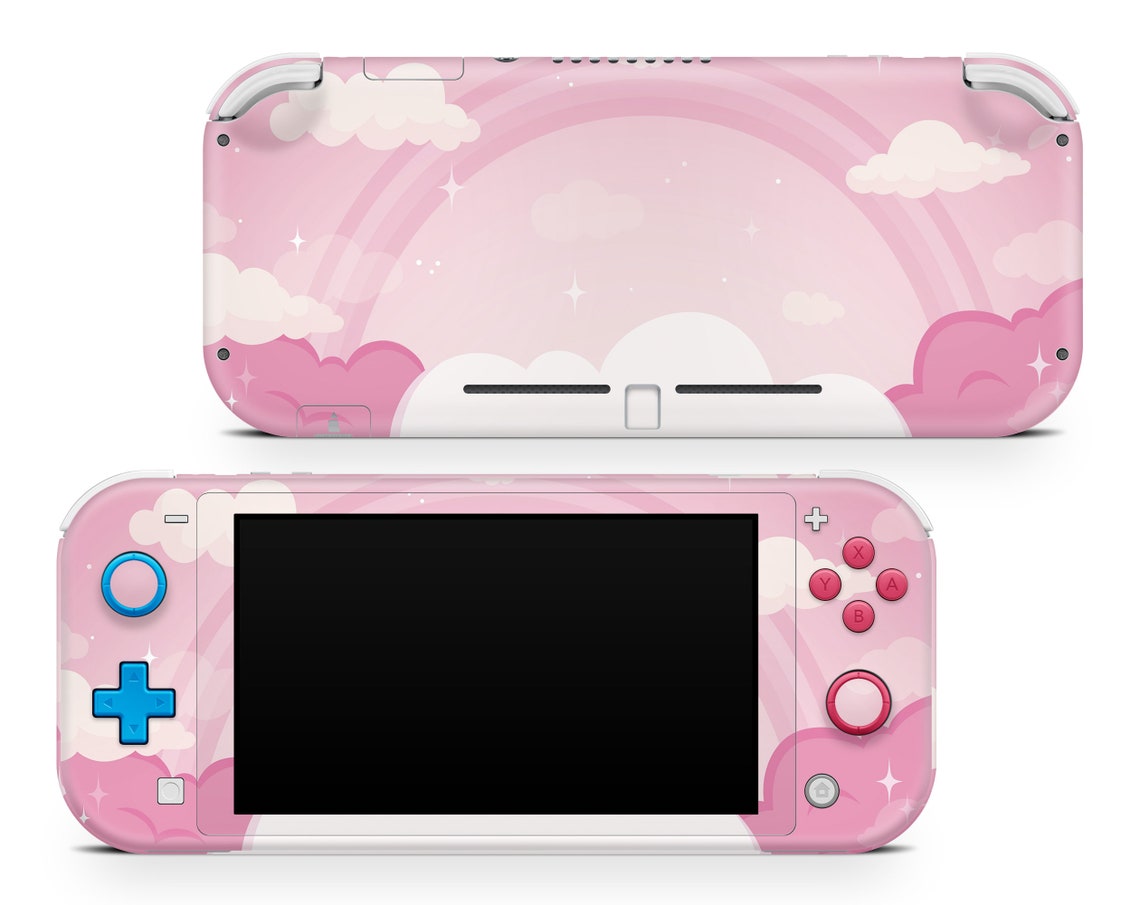 Light Rose Pink Sky Nintendo Switch Lite Vinyl Skin Cartoon | Etsy