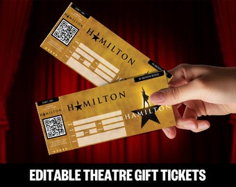 WICKED Theatre Musical Editable Gift Ticket | Digital Download - Editable Personalised PDF - Etsy