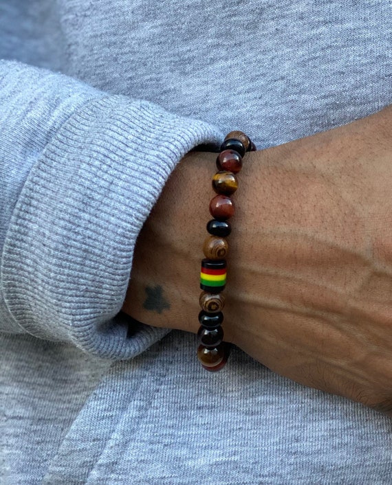 Rasta Bracelet Jamaican Rastafarian Rasta Woman Rasta Man - Etsy