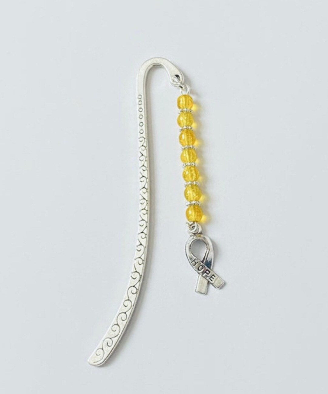 Bookmark Endometriosis UK Yellow Ribbon HOPE Awareness Charity Endo ...