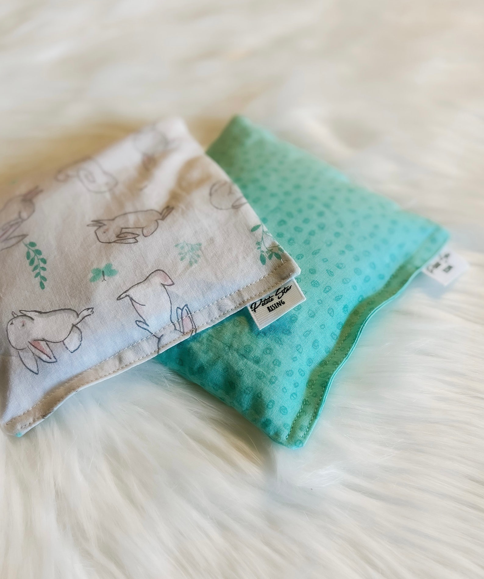 Bunny and Blue Scribbles Mini Ice & Hot Pack/boo Boo Bag/heating Pad ...