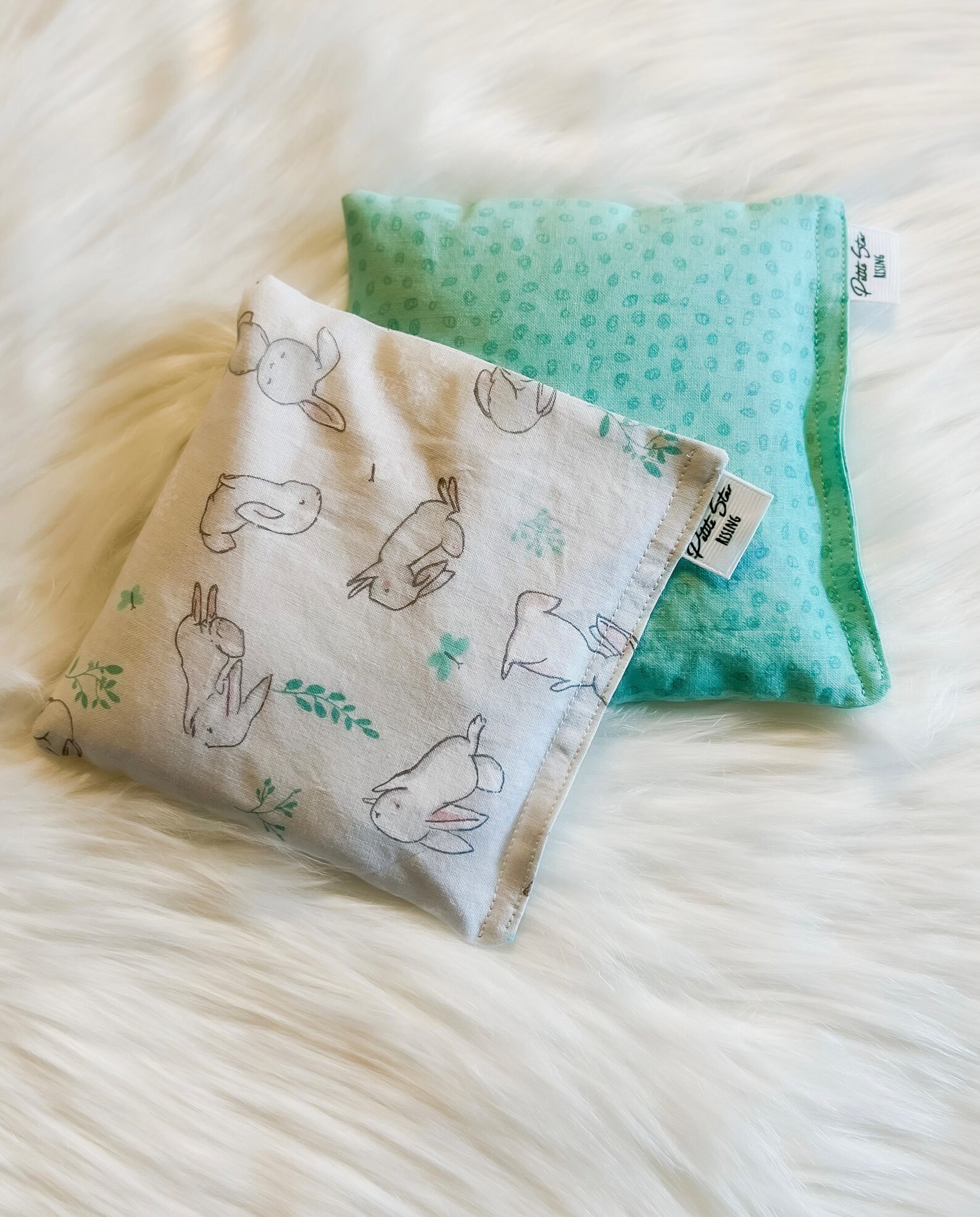 Bunny and Blue Scribbles Mini Ice & Hot Pack/boo Boo Bag/heating Pad ...