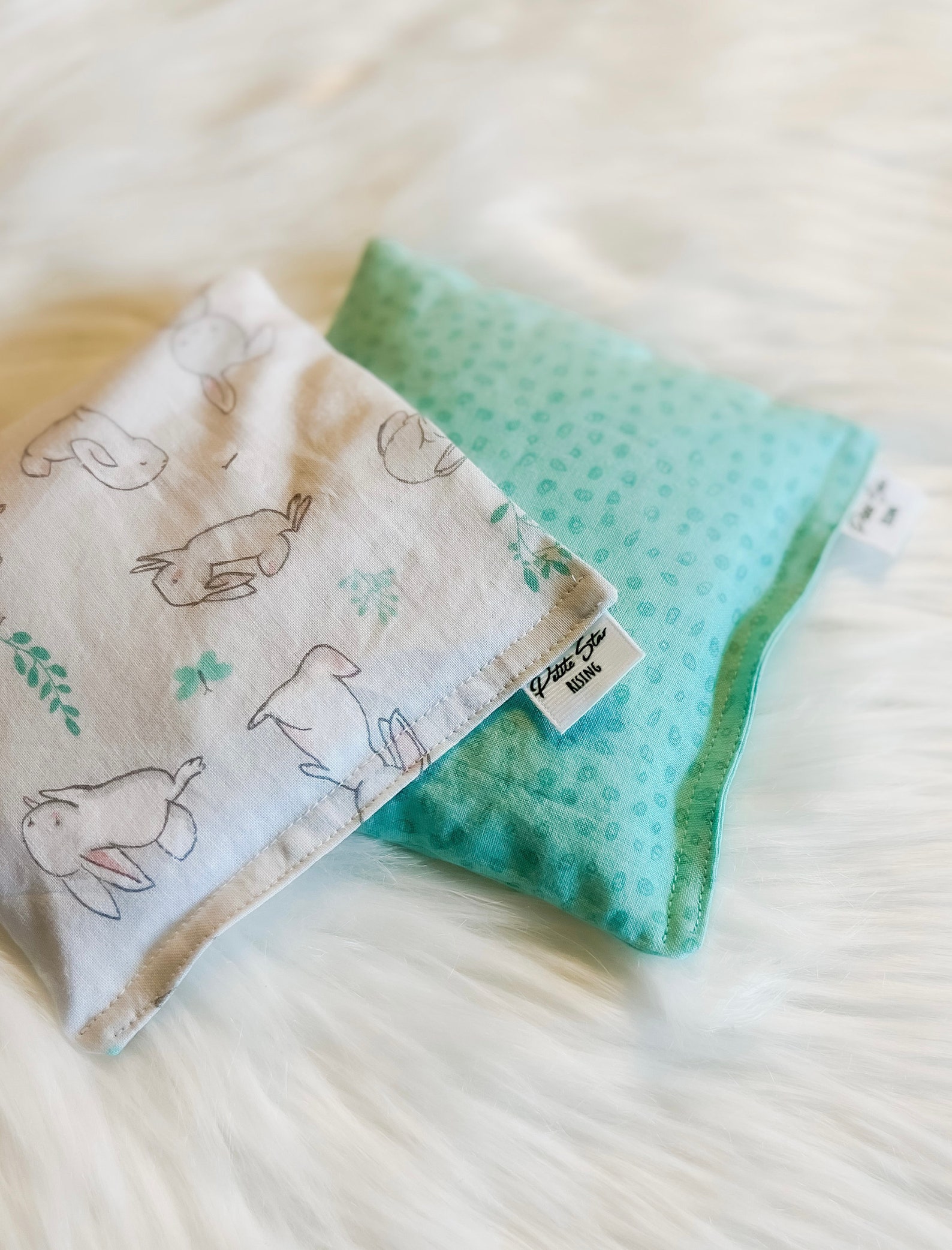Bunny and Blue Scribbles Mini Ice & Hot Pack/boo Boo Bag/heating Pad ...