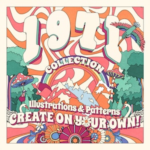 1971 • Retro Graphic Collection - Etsy