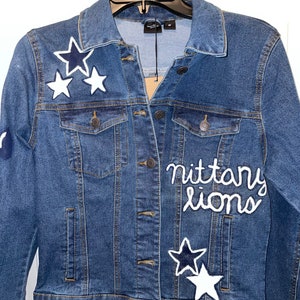 Custom College / Team Denim Jackets - Etsy