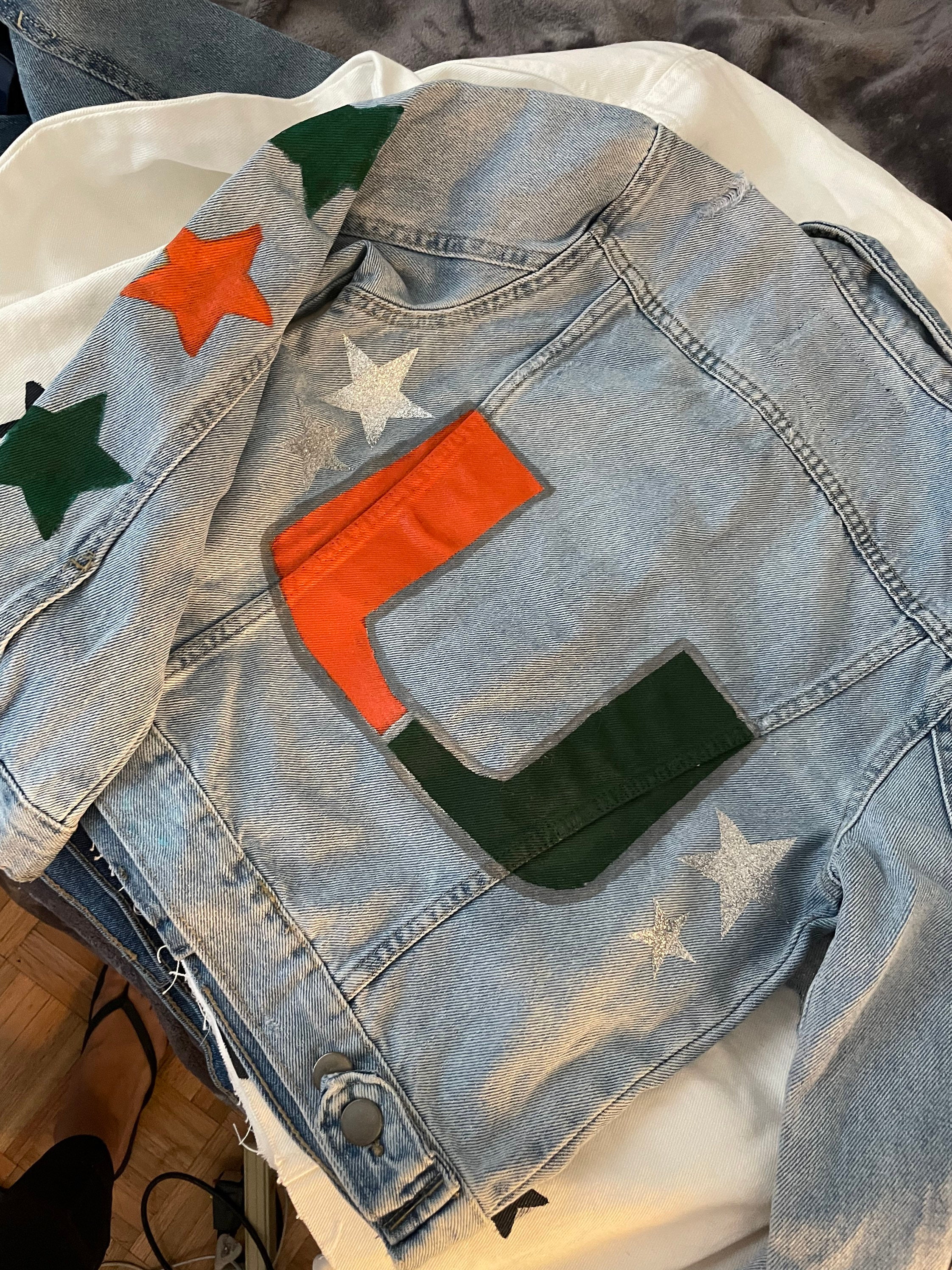 Custom College / Team Denim Jackets - Etsy