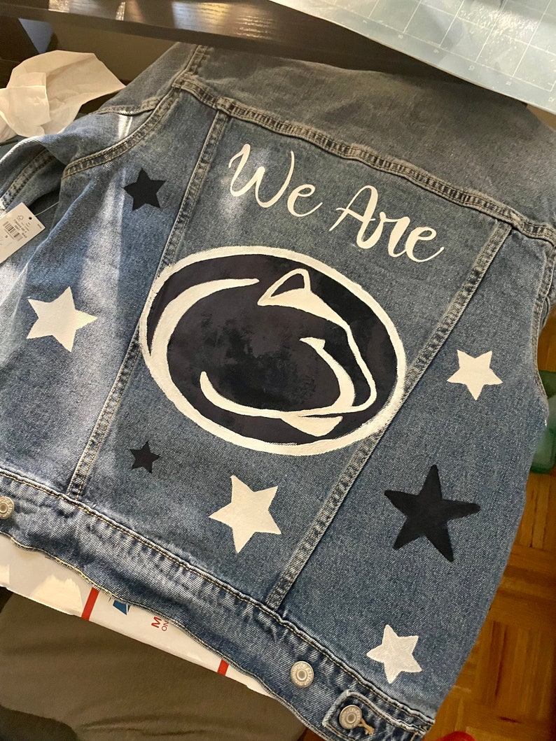 Custom College / Team Denim Jackets - Etsy