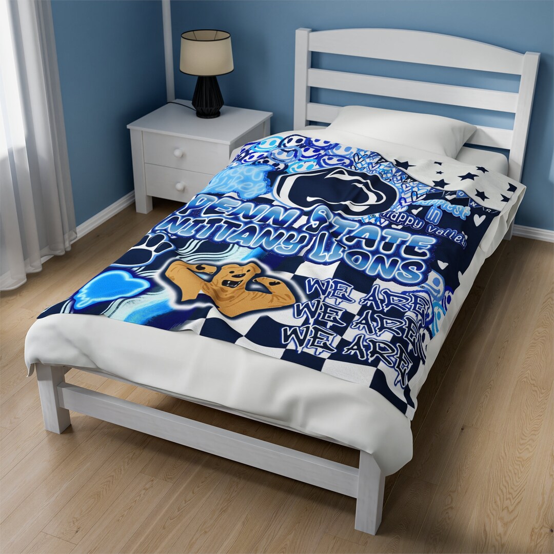 Penn State *officially Licensed by Penn State* Trendy Throw Blanket ...