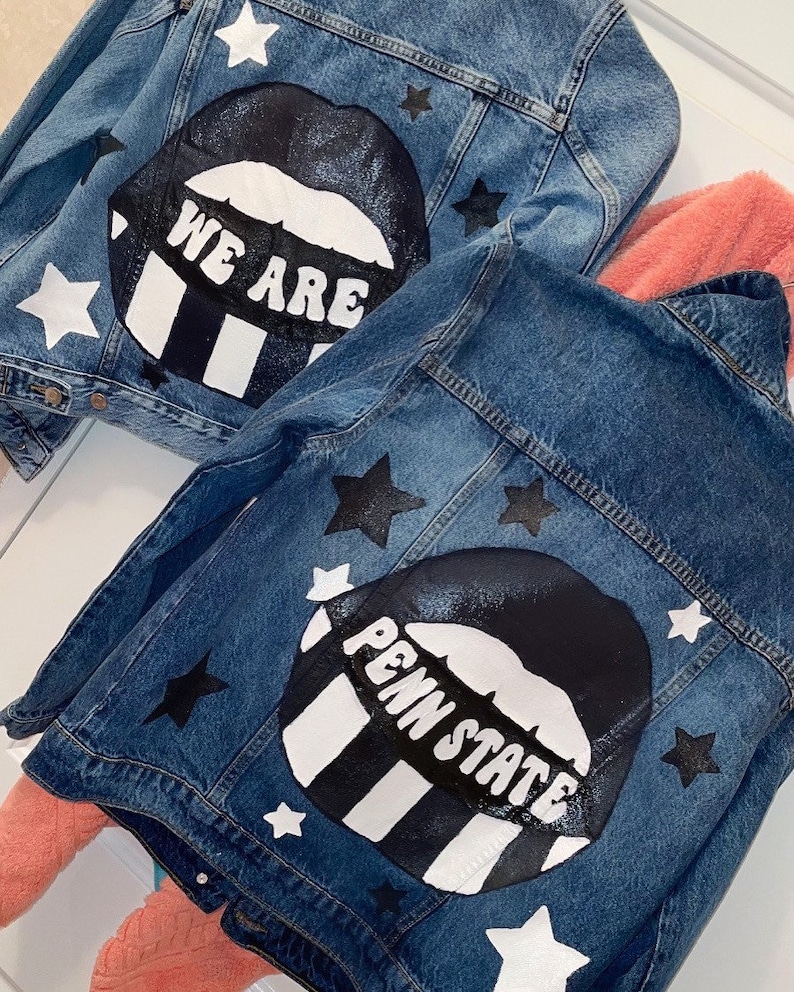 Custom College / Team Denim Jackets - Etsy