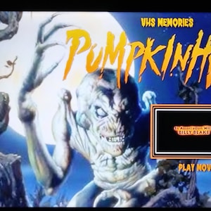 Pumpkinhead "vhs Memories" DVD (please Read Item Description) - Etsy