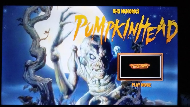 Pumpkinhead "vhs Memories" DVD (please Read Item Description) - Etsy