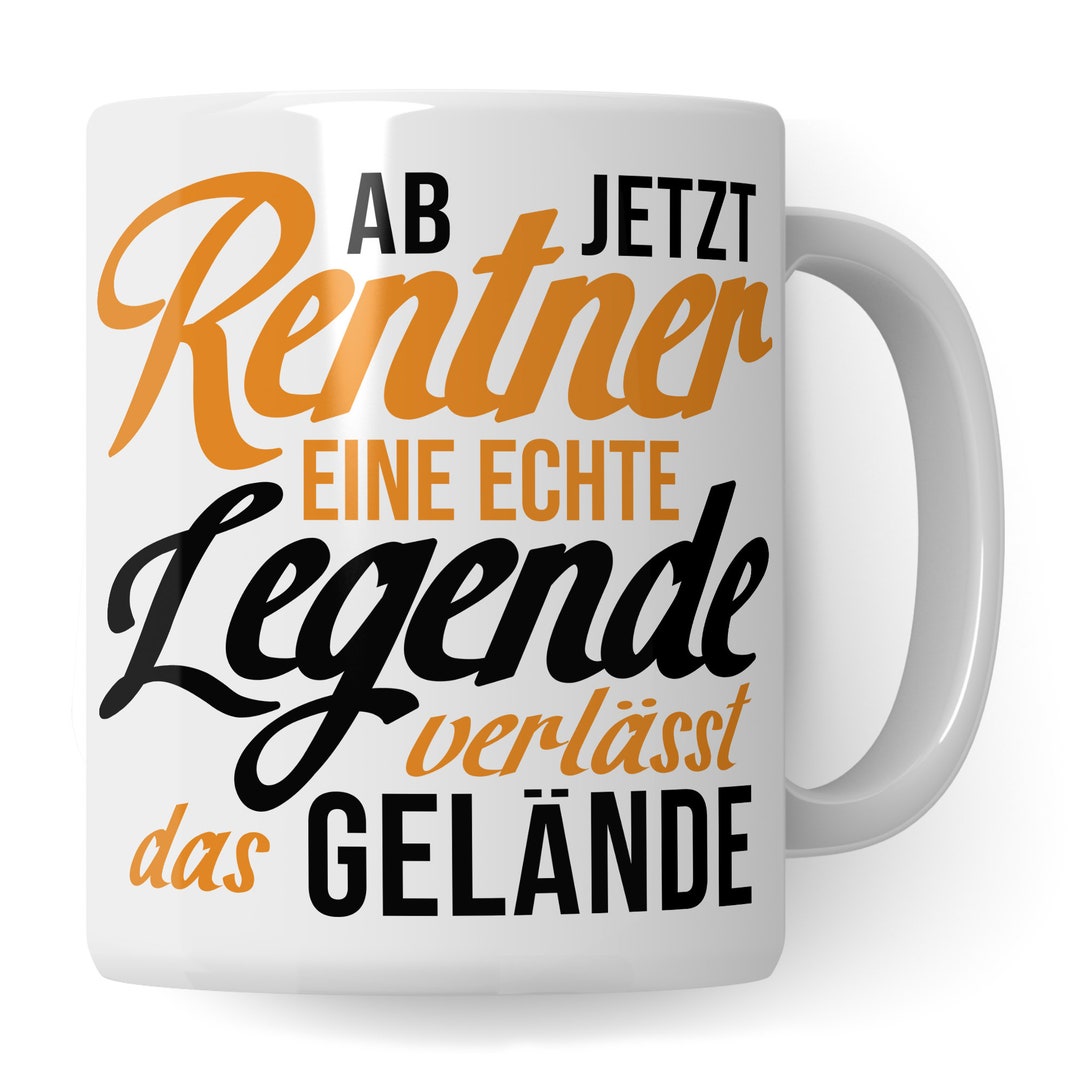 Tasse Rentner, Witzige Geschenke zum Ruhestand, Rente Becher ...