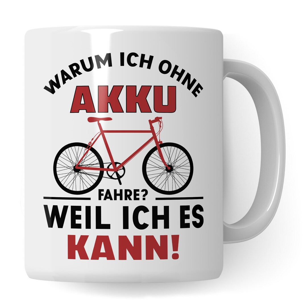 Fahrrad Tasse lustig, Geschenk Fahrradfahrer, Becher Fahrradmotiv ... Fahrrad Tasse lustig, Geschenk Fahrradfahrer, Becher Fahrradmotiv ...