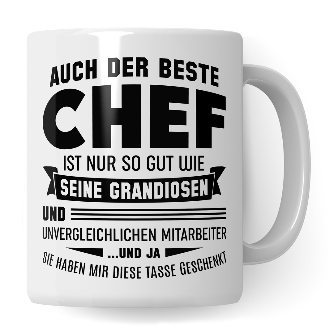 Chef Tasse, Unvergessliche Mitarbeiter, Geschenke für den Chef Boss ...